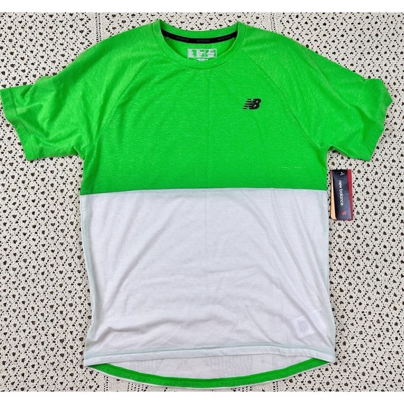 New Balance | Shirts | New Balance Nb Runing Green Tshirt Mens Medium ...